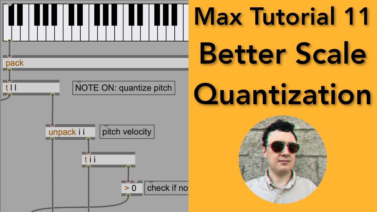 Max/MSP Tutorial 11: Scale Quantization Redux - YouTube