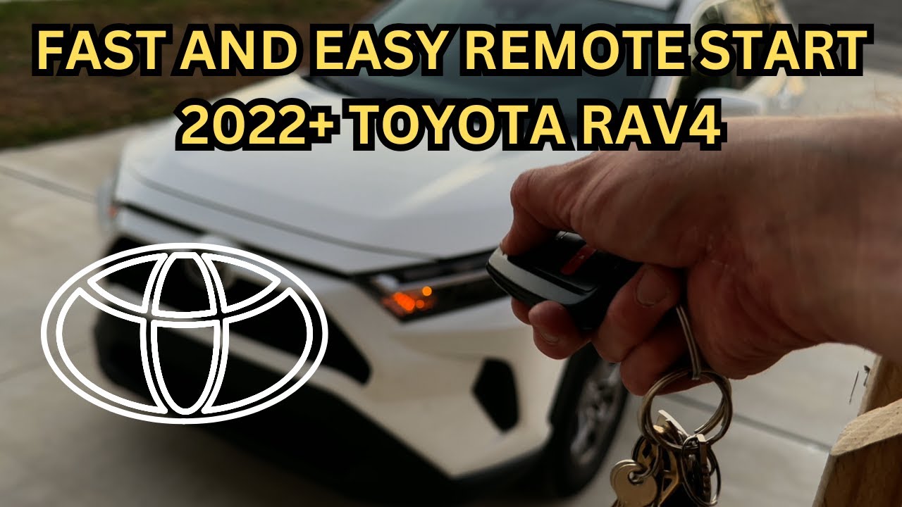 How to install Remote Start on your 2022 Toyota RAV4! Quick and EASY ...