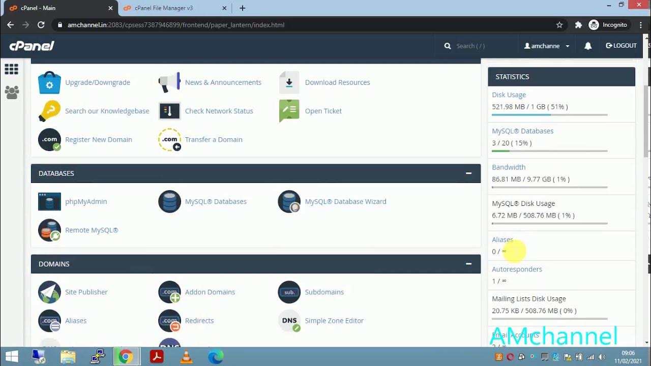How To Remove Unwanted Data From Cpanel Account Remove Unused Dumps And Logs From Cpanel