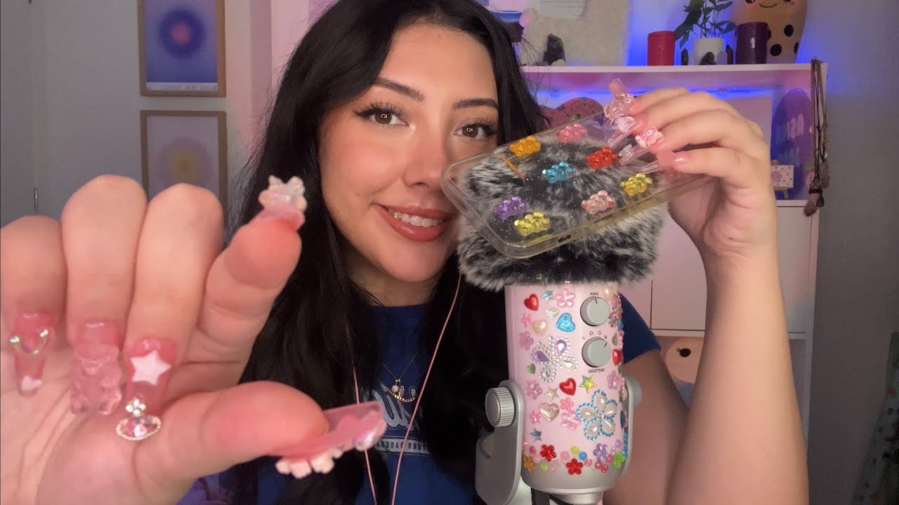 ASMR energy rain, random triggers on the mic, and handbag tapping 😴🌧️ ...