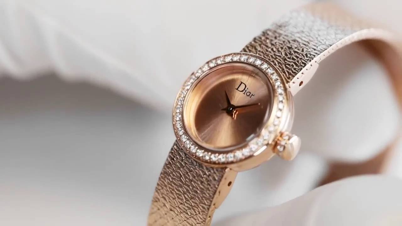 CHRISTIAN DIOR LA D DE DIOR TIMEPIECE COLLECTION - YouTube
