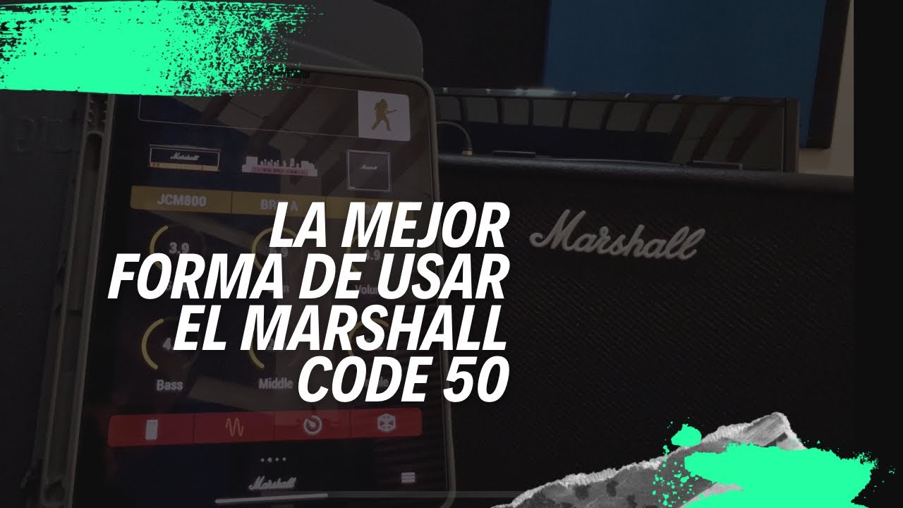 Cómo usar el Marshall Code 50 con Bluetooth - YouTube