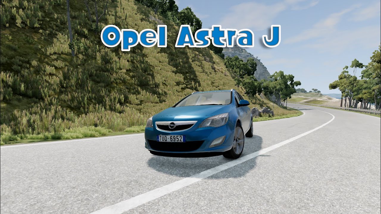 Мод Opel Astra J для BeamNG.drive - YouTube