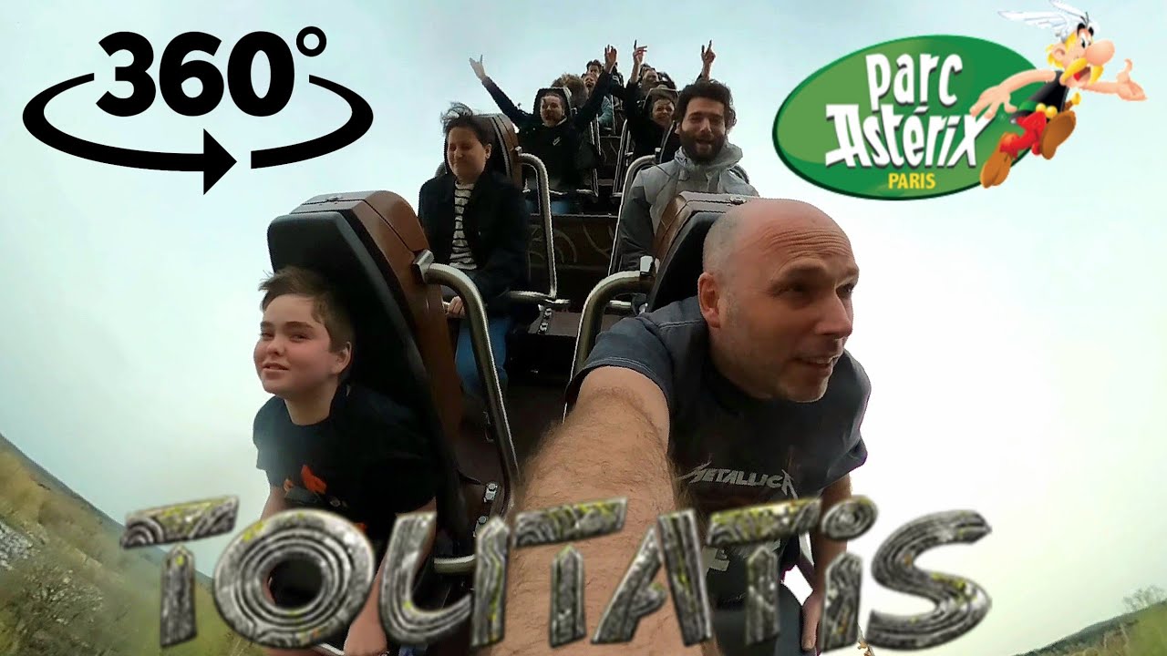 Toutatis 360° Front Row On Ride POV - Parc Asterix. - YouTube