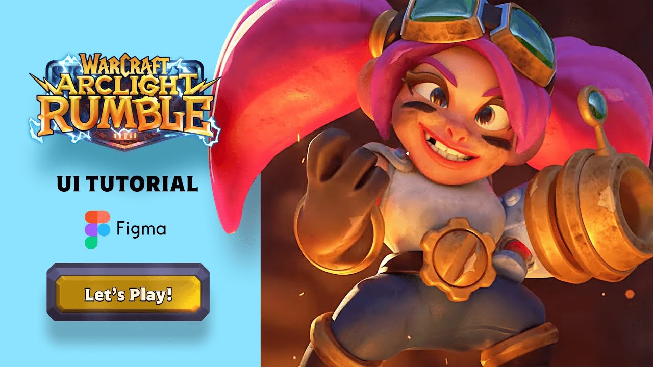 Figma UI - Warcraft Rumble Blizzard Games UI Tutorial - YouTube