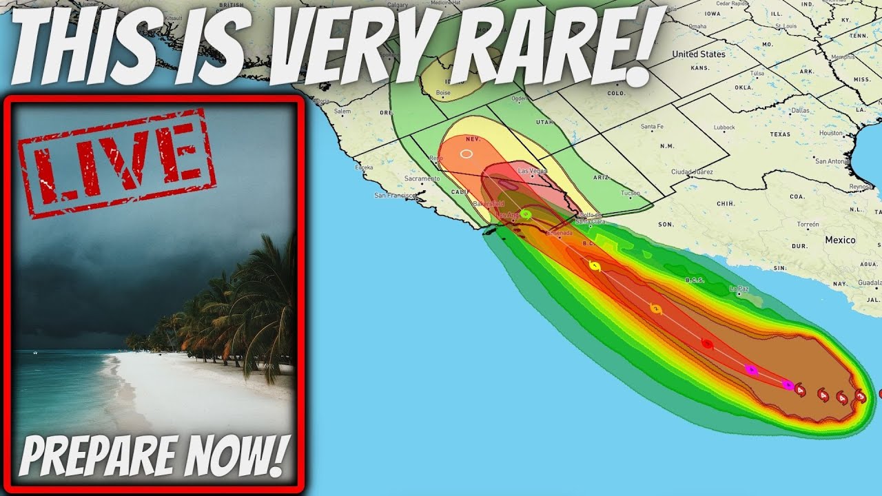 🔴BREAKING - Tropical Storm Hillary To Cause CATASTROPHIC Impacts To ...