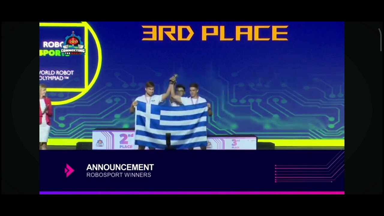 Η απονομή με τα 2 χάλκινα μετάλλια 🏅 για τις 🇬🇷 ομάδες στην Ολυμπιάδα ...