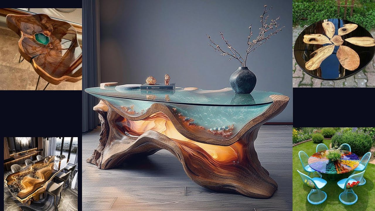 Transform Your Home with 300 Stunning Epoxy Resin Tables - YouTube
