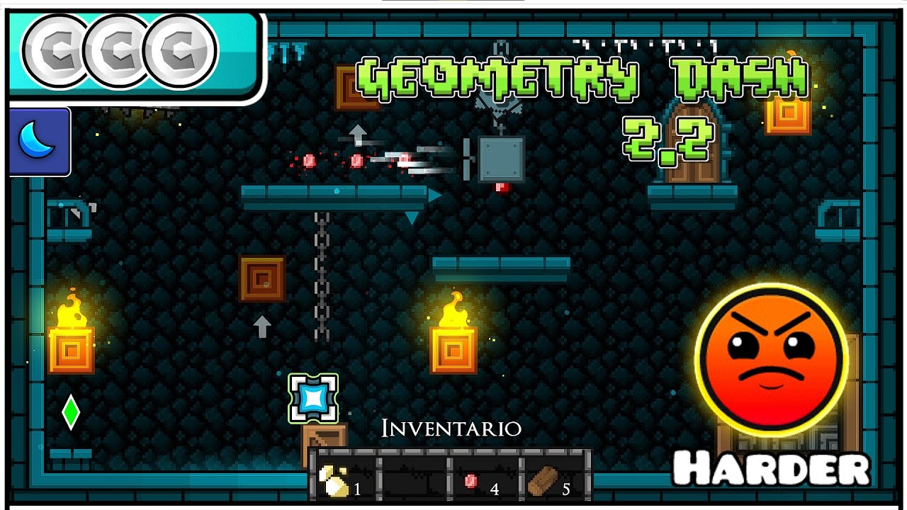 "Las Mazmorras" by Jondom 3(C)_100% | Plat. | Geometry Dash 2.2 - YouTube