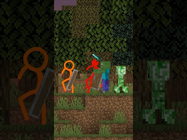การ์ตูน Animation vs. Minecraft ตอน counterattack (ต้นฉบับ alan breaker)