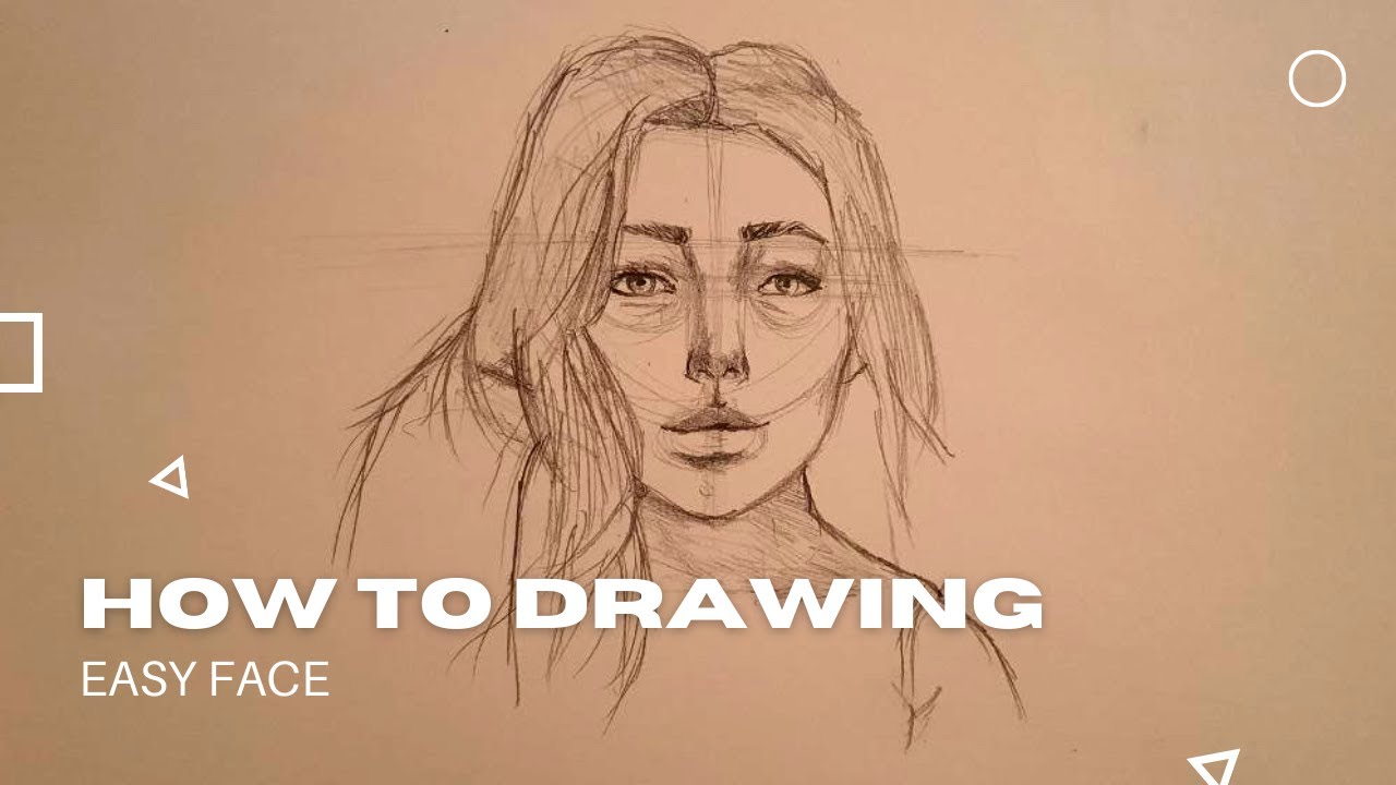 How to draw a portrait using Loomis method | step-by-step | drawing ...