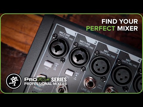 Mackie Mixer Rundown: ProFX Series