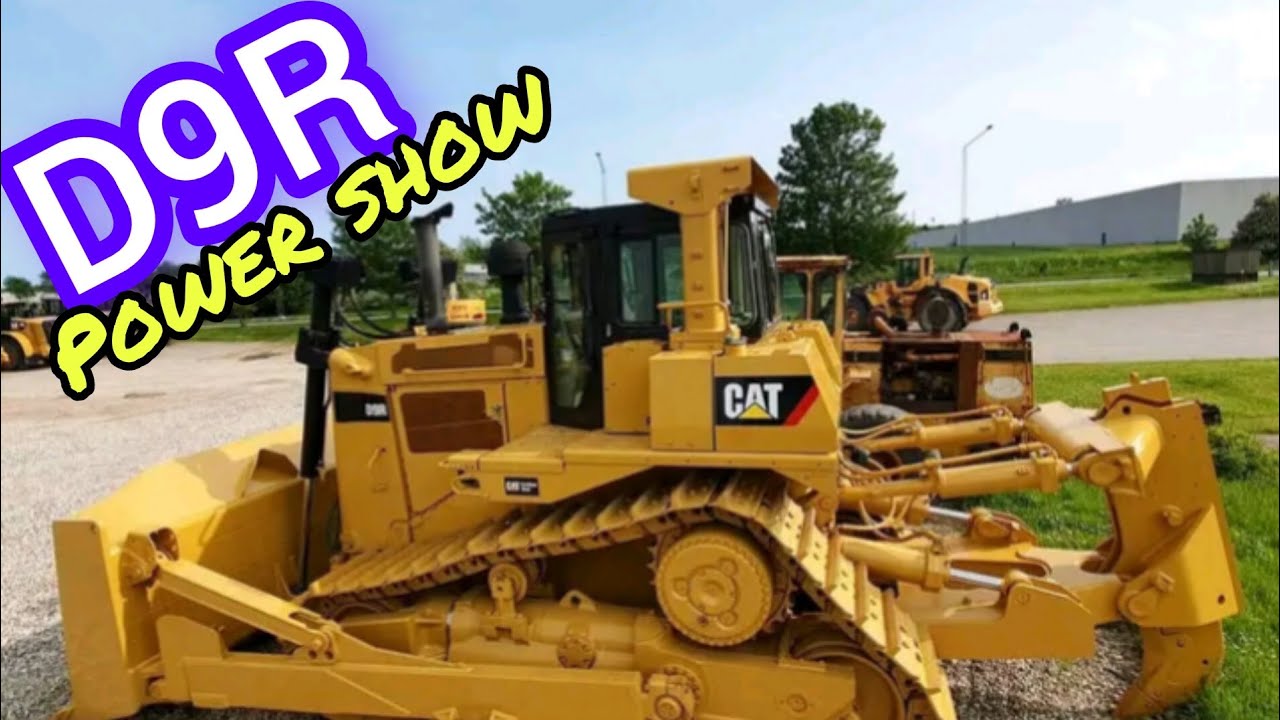 Stone pushed The Dozer D9R||Power Show #d9r - YouTube
