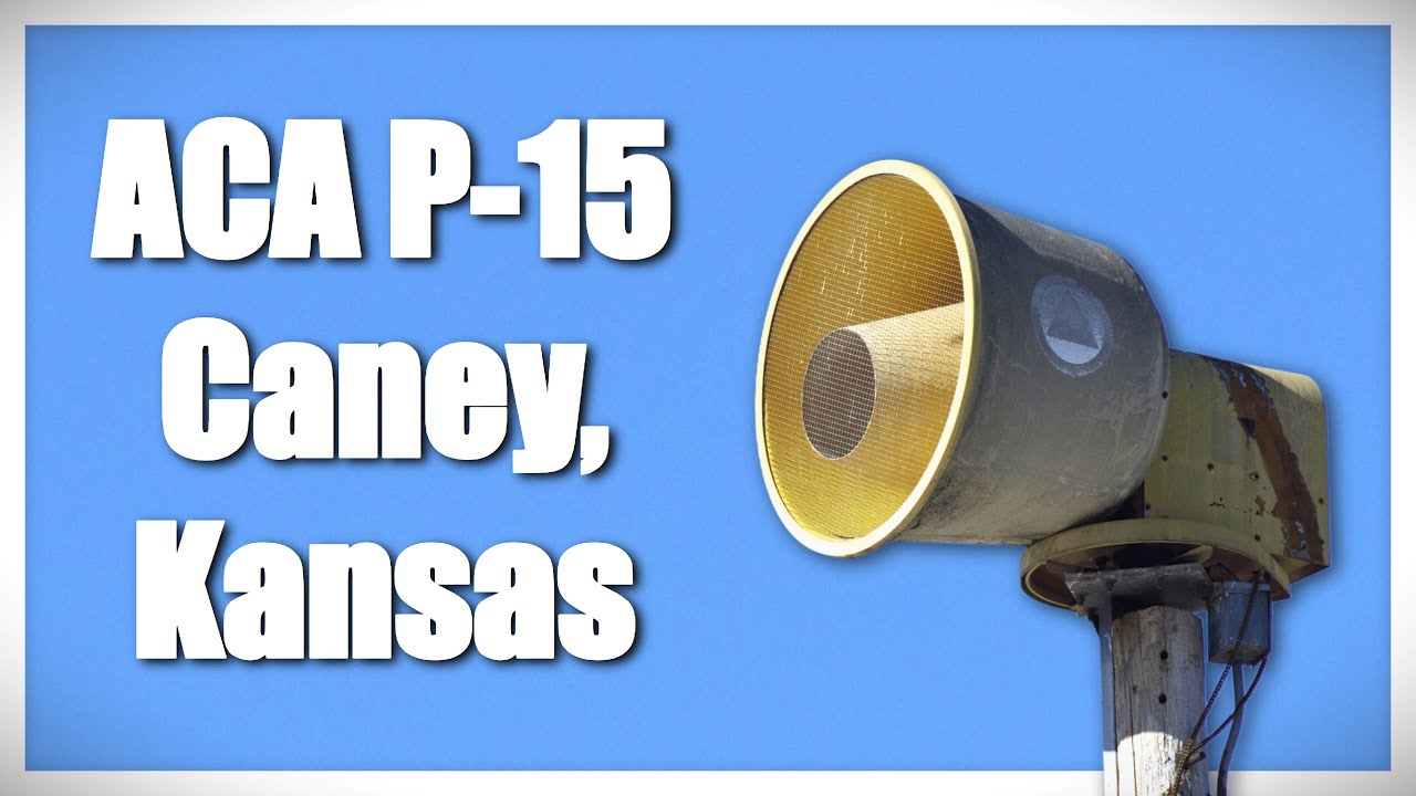 ACA P-15 Tornado Siren Test | Full Alert | Caney, KS - YouTube