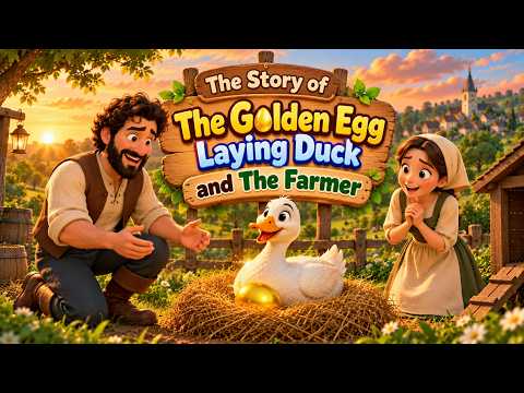 Golden Goose Story: Lessons For Kids - Kindergarten Animation #moralstories #lkgsyllabus
