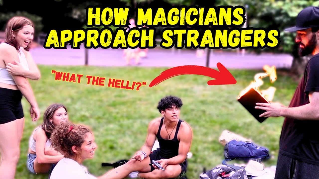 How Magicians Approach Strangers for STREET MAGIC | JS Magic - YouTube