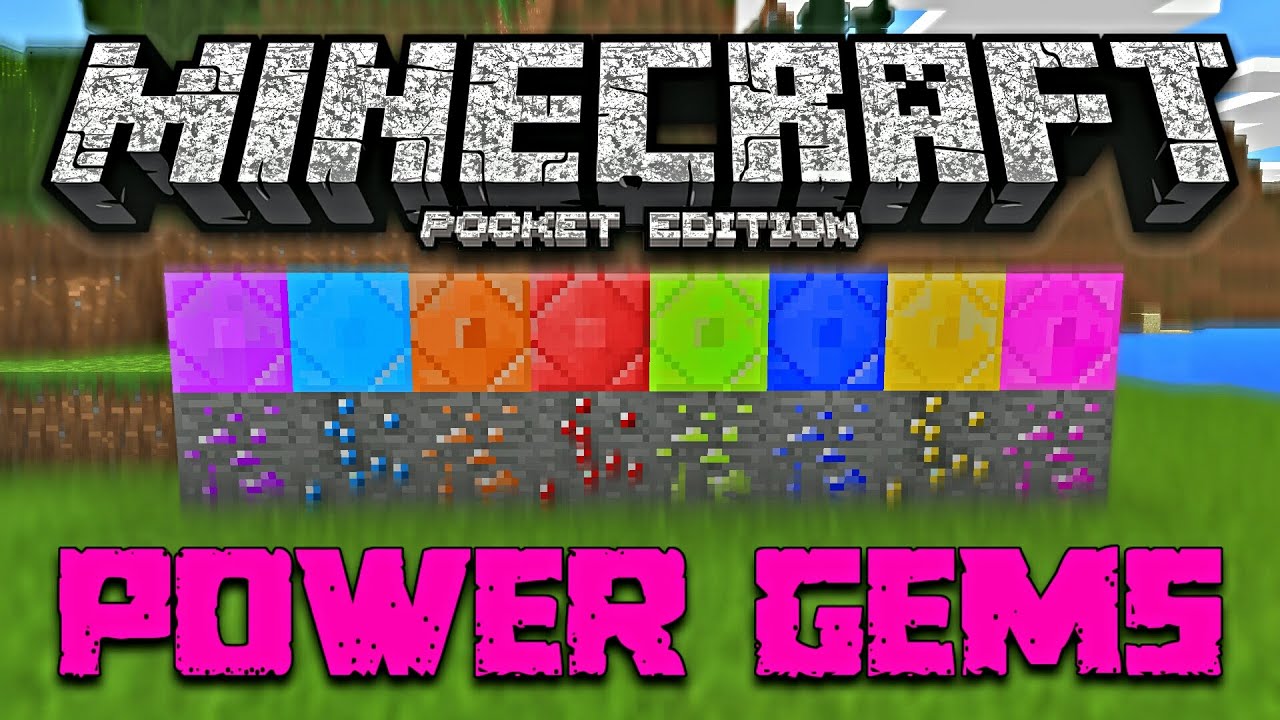[0.11.1] MORE ARMOR AND WEAPONS!!! - POWER GEMS MOD! - Minecraft Pocket ...