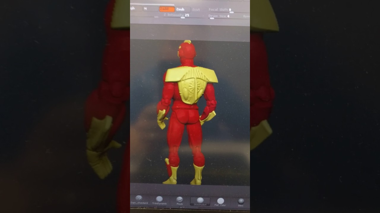 Turbo man reproject 3d scan data - YouTube