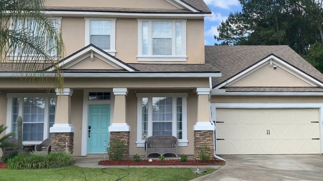 Downstreaming 2 story house with 2.8gpm pressure washer - YouTube