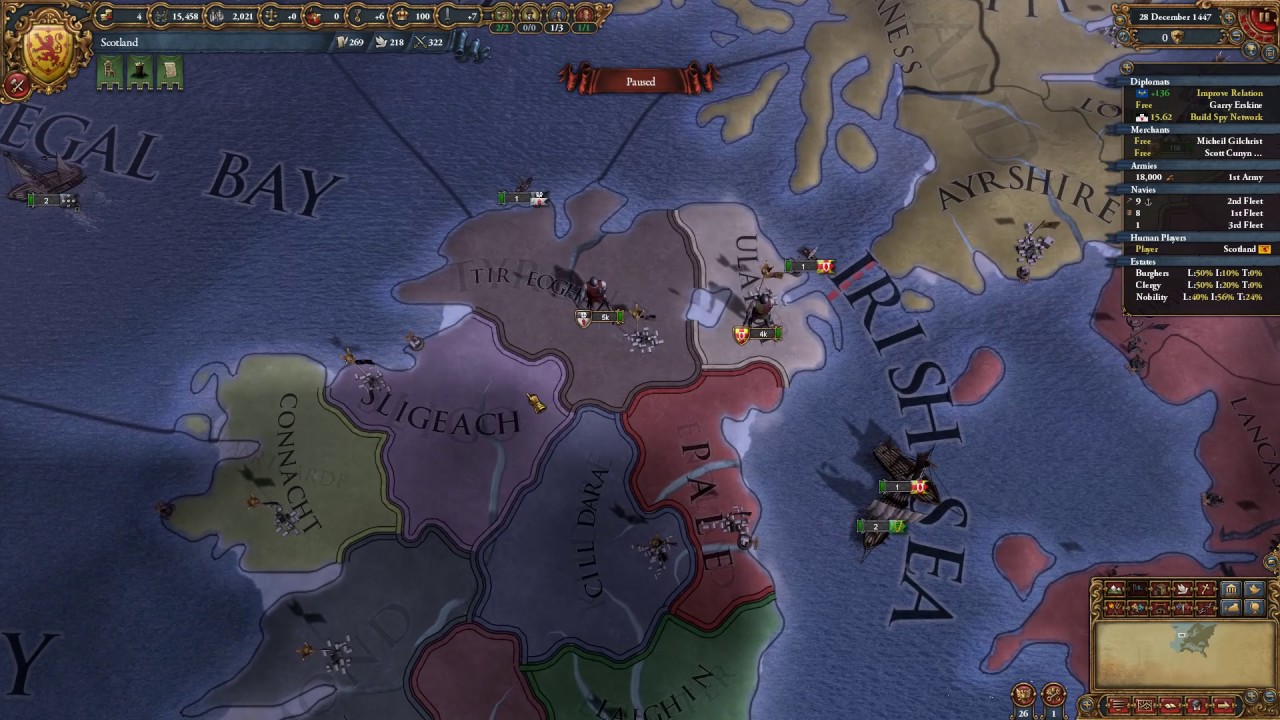 Eu4 - The mighty scots - part 1 - YouTube