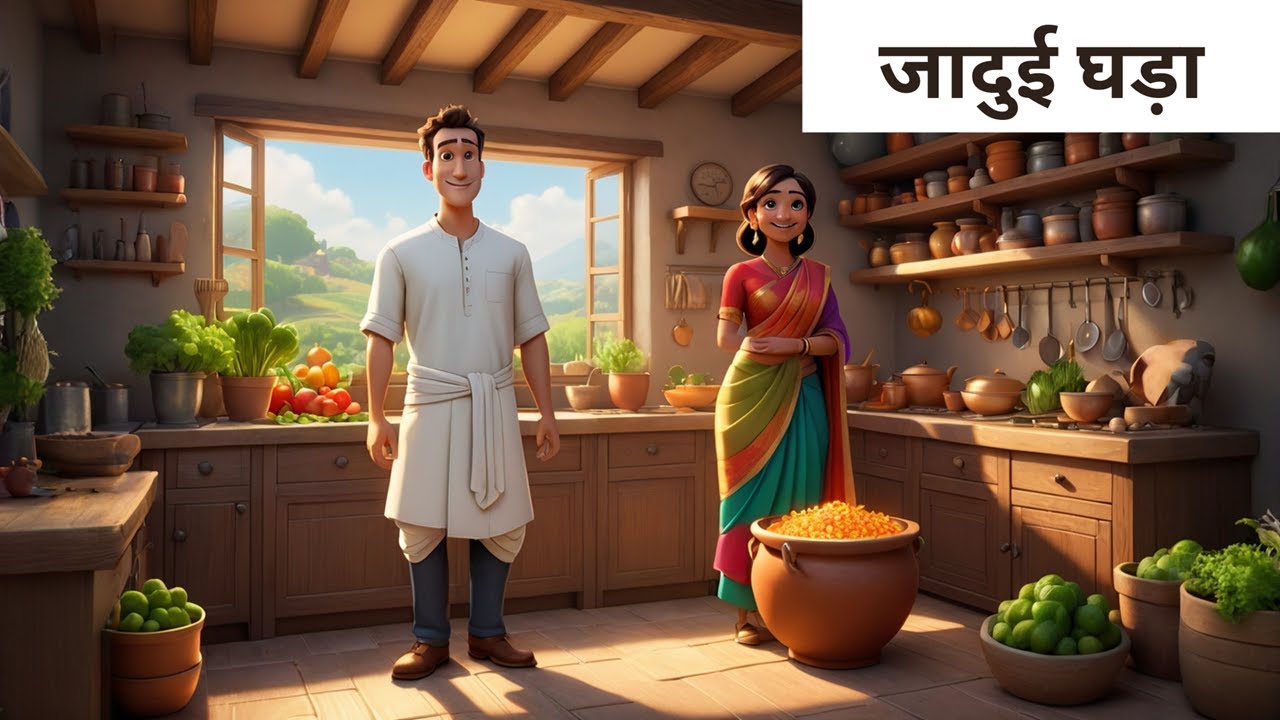 जादुई घड़ा | Magic Pot Story in Hindi | जादुई पतीला | STORIES FOR KIDS ...
