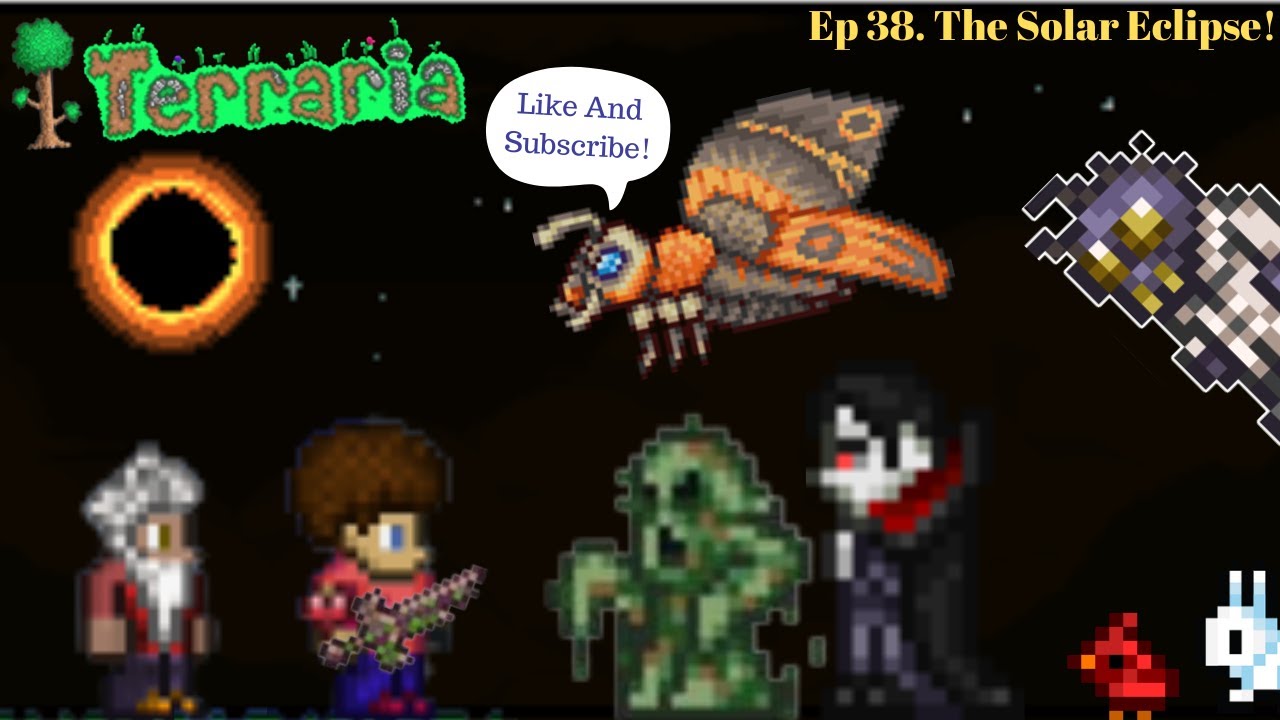 Terraria Lets Play Ep 38 The Solar Eclipse! - YouTube