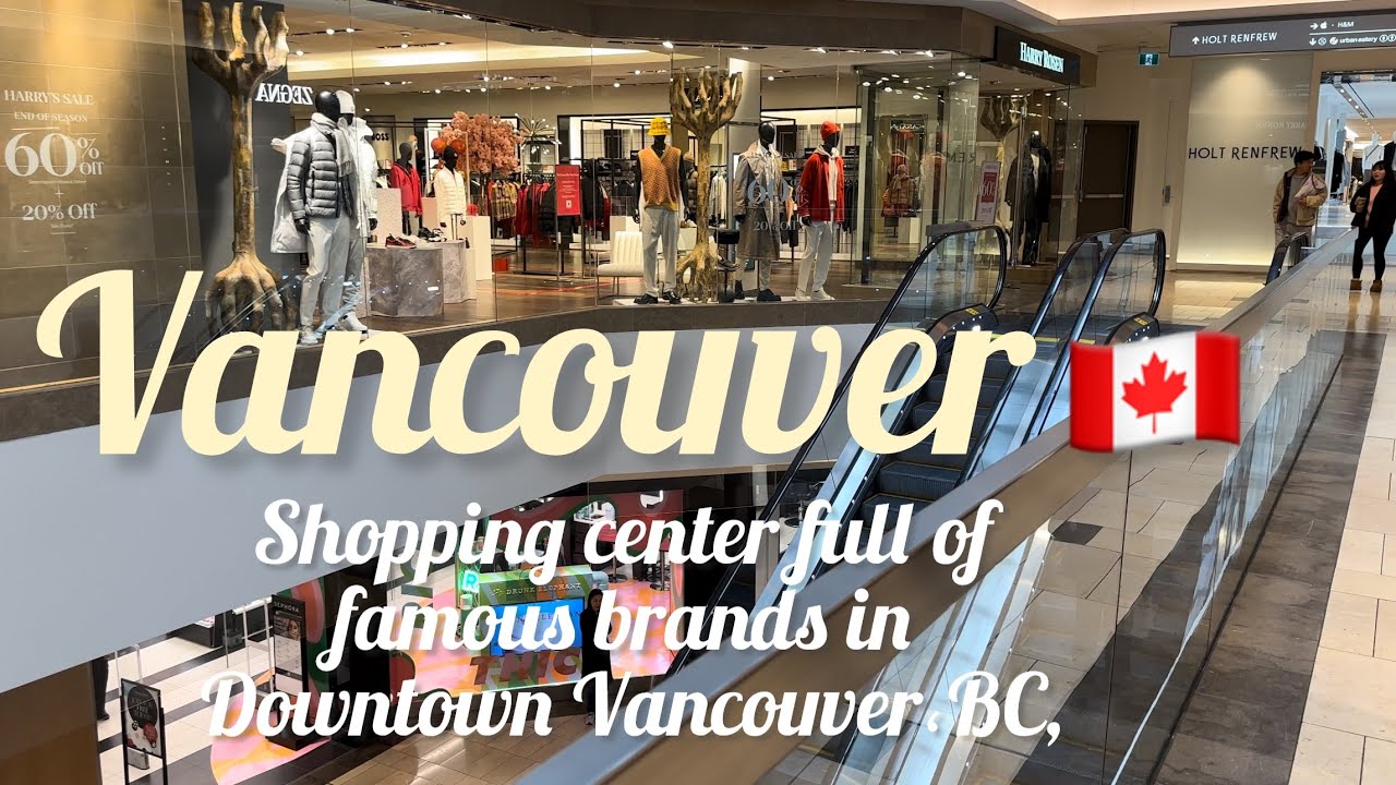 How to Walk and visit the shopping center full of famous brands in ...