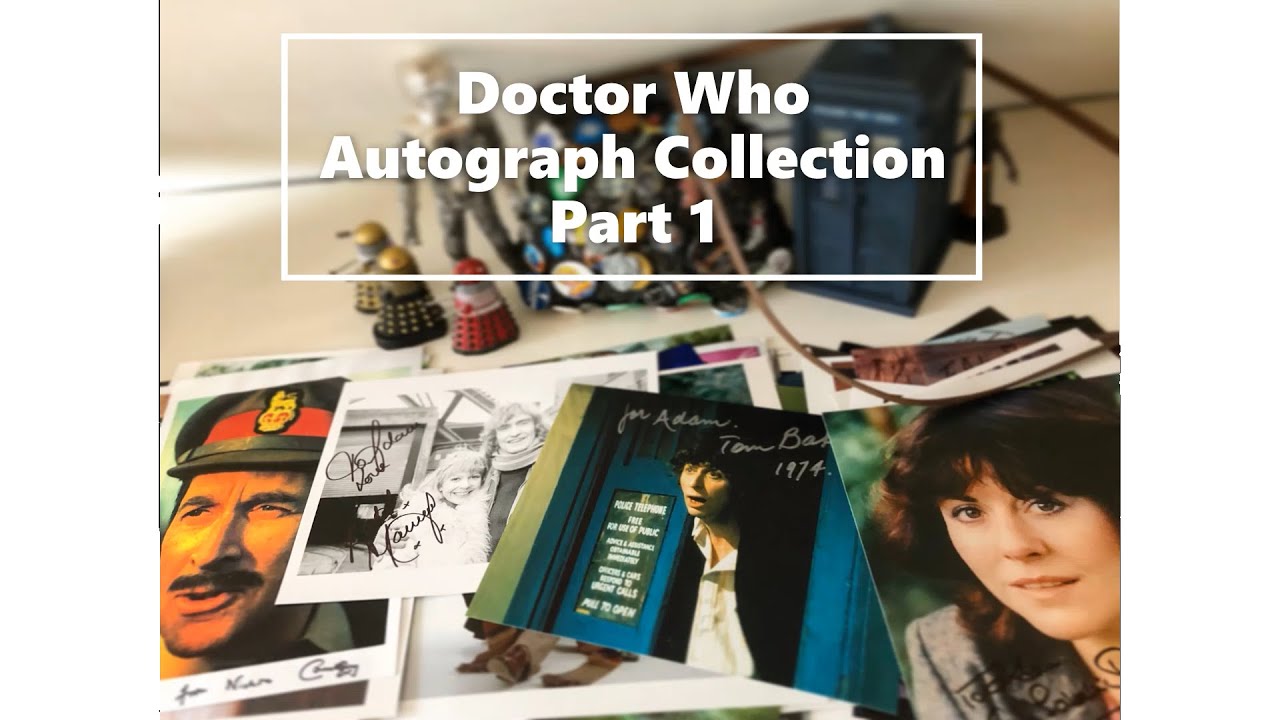 Doctor Who Autograph Collection Part 1 - YouTube