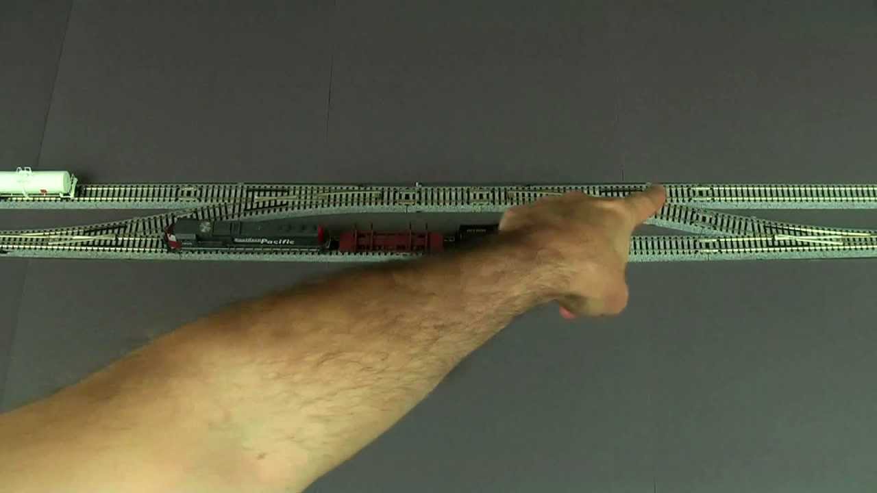 N Scale Model Train Railroad Runaround Track 2-1-13 Podcast - YouTube