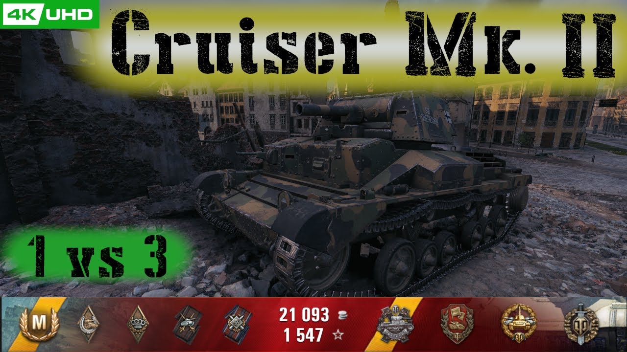 World of Tanks Cruiser Mk. II Replay - 11 Kills 1.3K DMG(Patch 1.6.0 ...