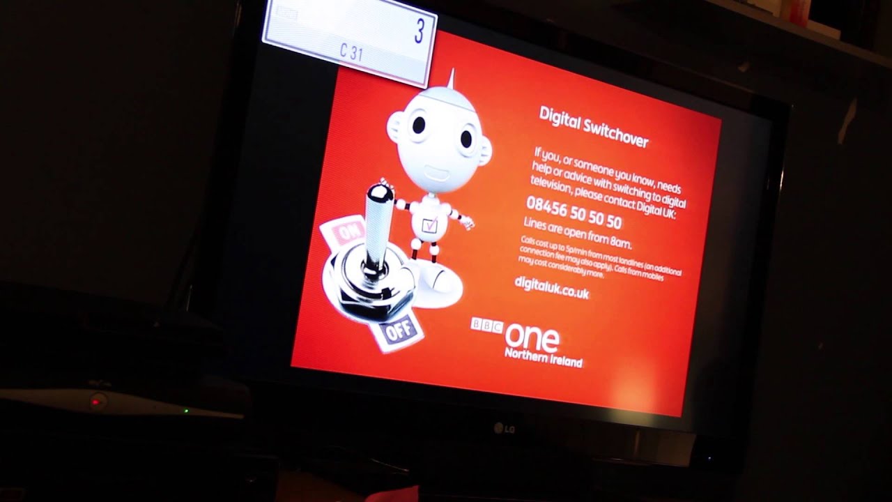 BBC ONE Northern Ireland - Final Analogue Closedown - YouTube