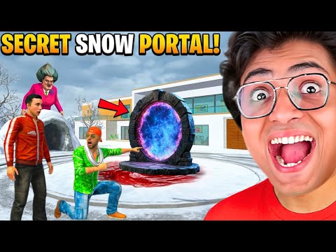 INDIAN THEFT AUTO Franklin found a Secret Portal😱 Scary Teacher