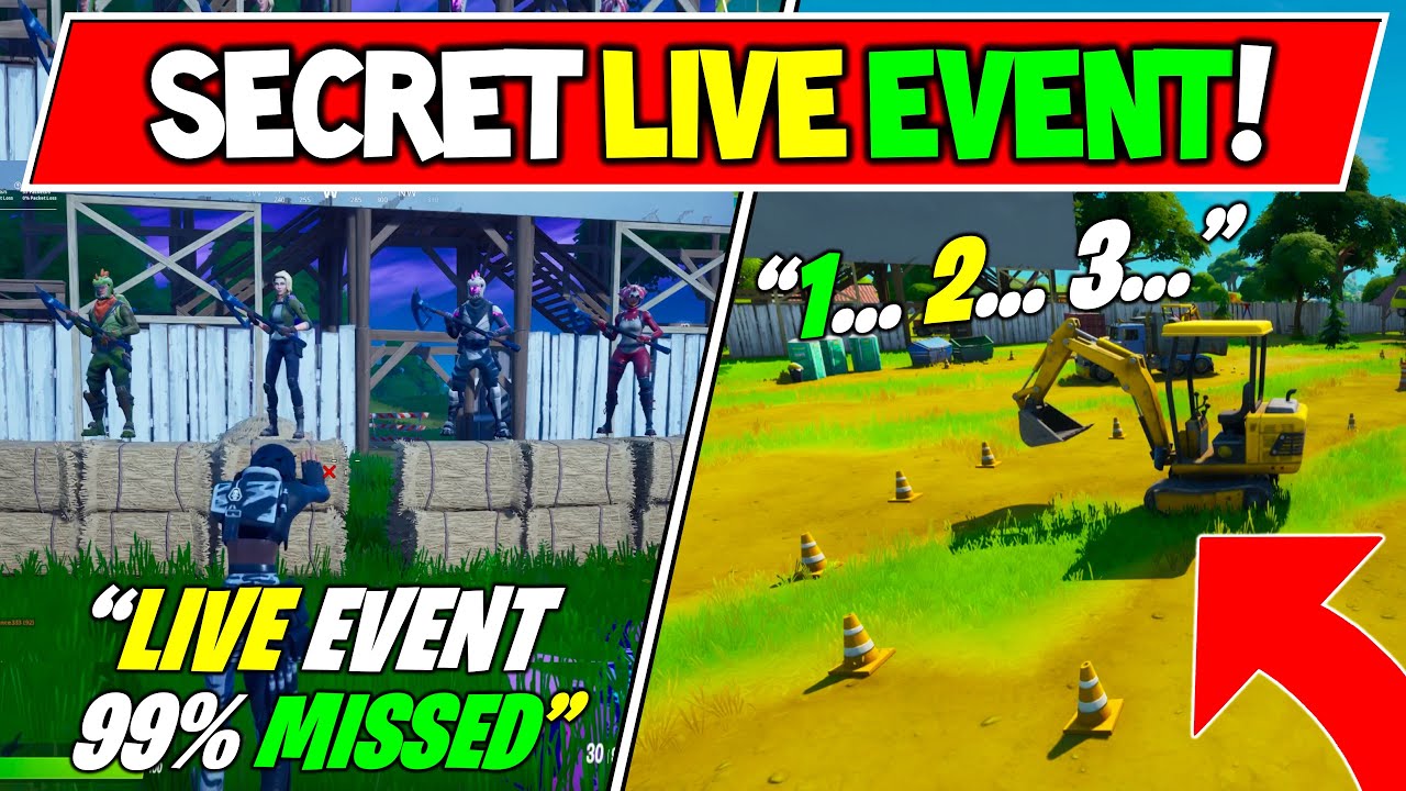 *NEW* Fortnite Secret LIVE Event YOU MISSED! + (Map Changes and Updates ...