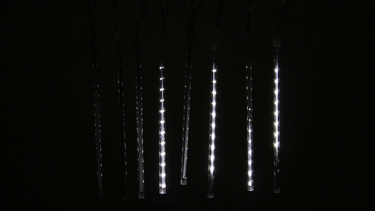 Lampki Sople LED z efektem spadania - YouTube