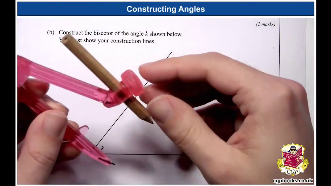 Constructing Angles 3 — Exam Question - YouTube