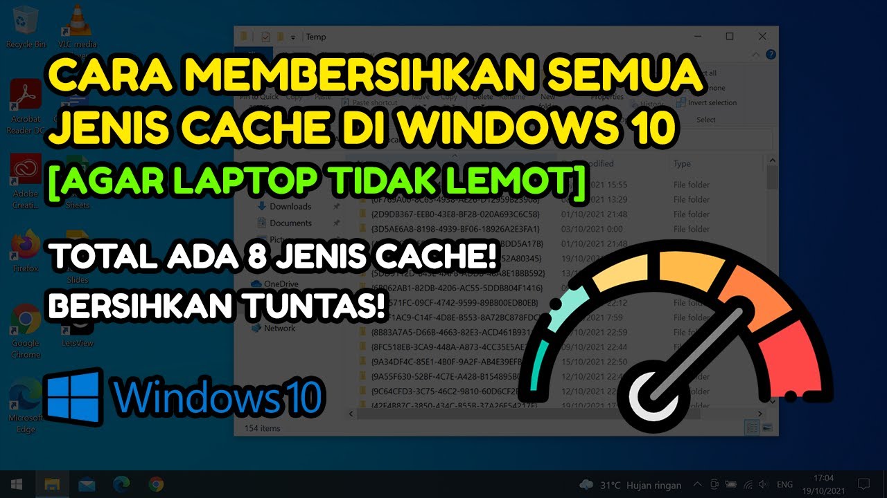 Cara Membersihkan Semua Cache di Laptop Windows 10 [Agar Tidak Lemot ...