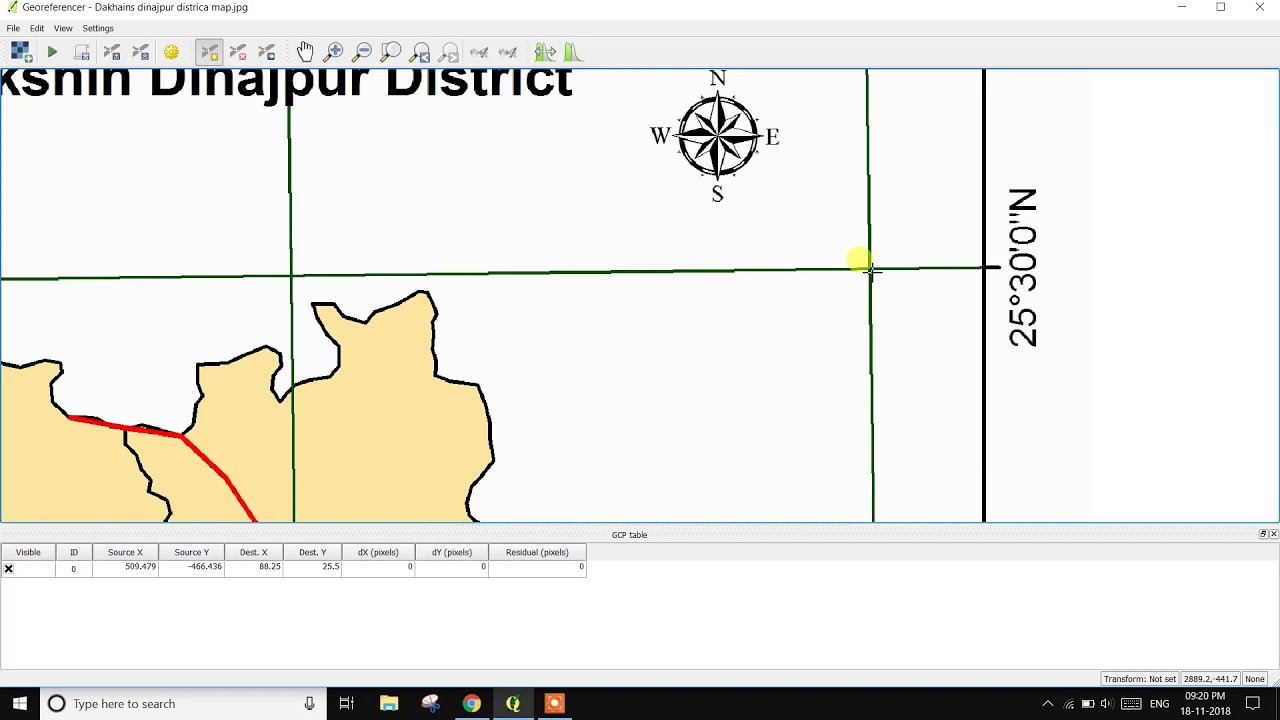 Georeferencing in QGIS 2 18 - YouTube