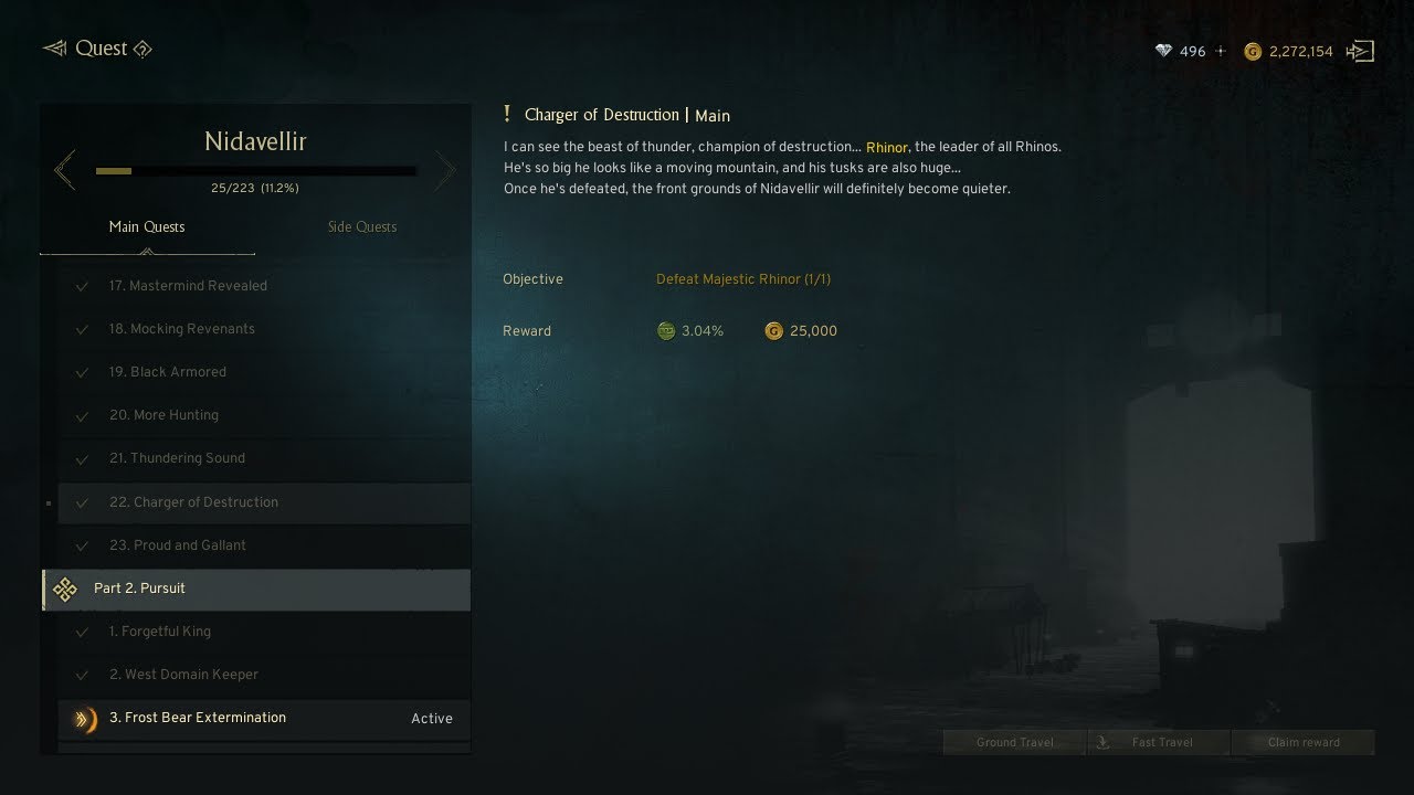 Odin Valhalla Rising Boss Fight MQ 1 - 22 3rd Map (Rhinor) - YouTube