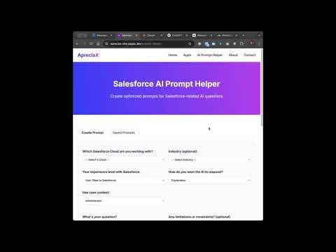 Salesforce AI Prompt Helper - YouTube