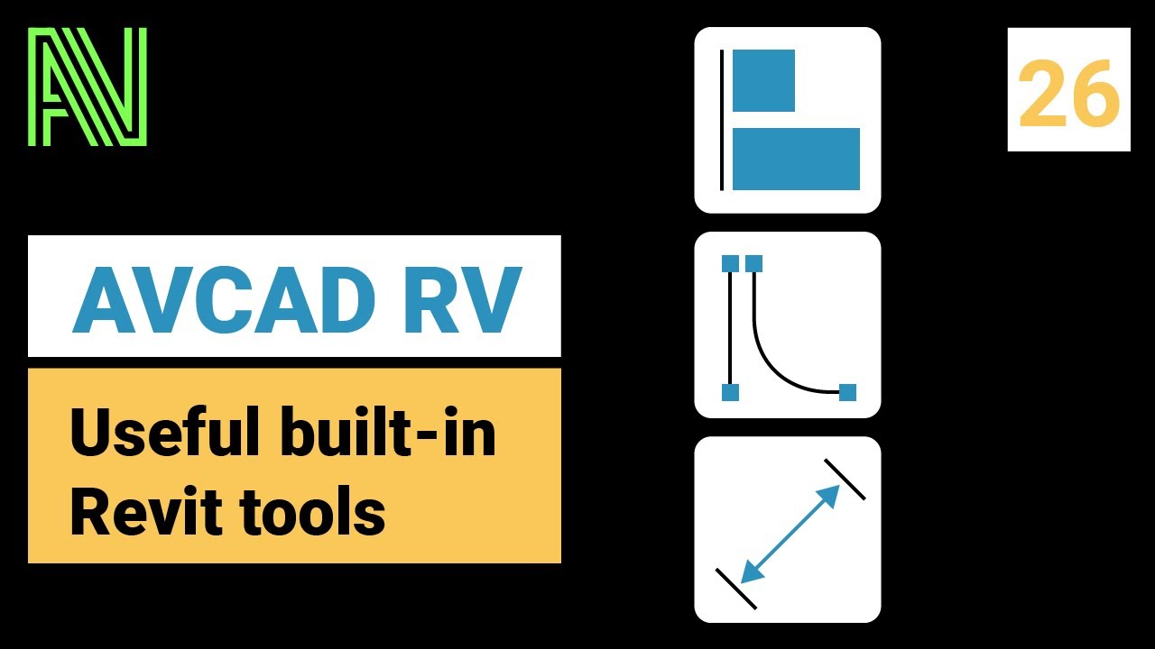 AVCAD RV - AVCAD for Revit - Useful built-in Revit tool - YouTube