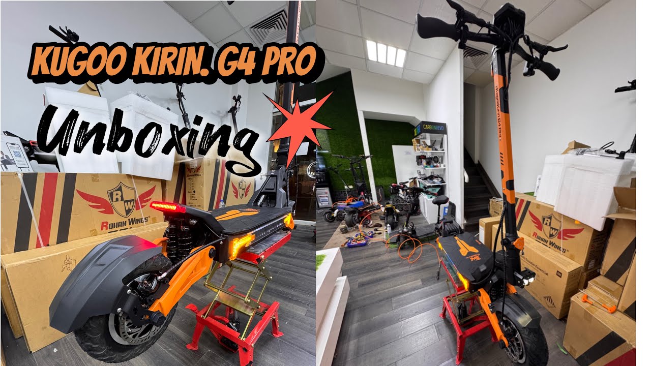 Kugoo Kirin G4 Pro Unboxing - 90 Km/h Speed | Range 120km Full Review ...