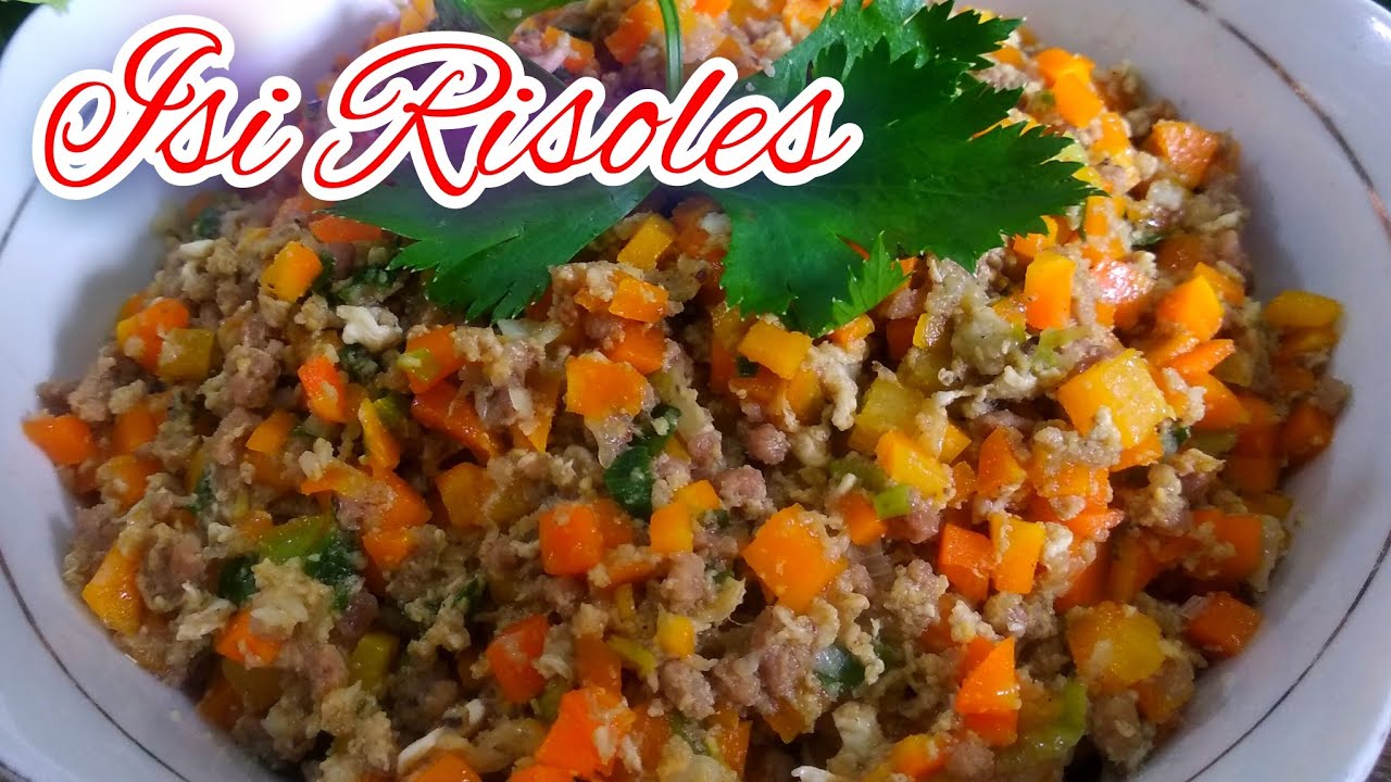 Cara Membuat Isi Risoles dan Pastel - YouTube