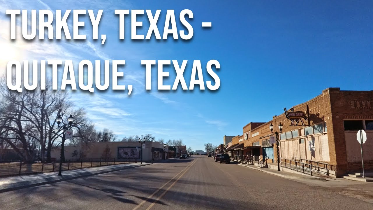 Turkey, Texas to Quitaque, Texas! Drive with me on a Texas highway ...