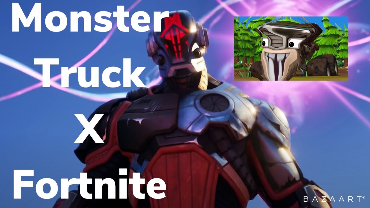 FORTNITE X MONSTER TRUCK. Car mods added to fortnite - YouTube