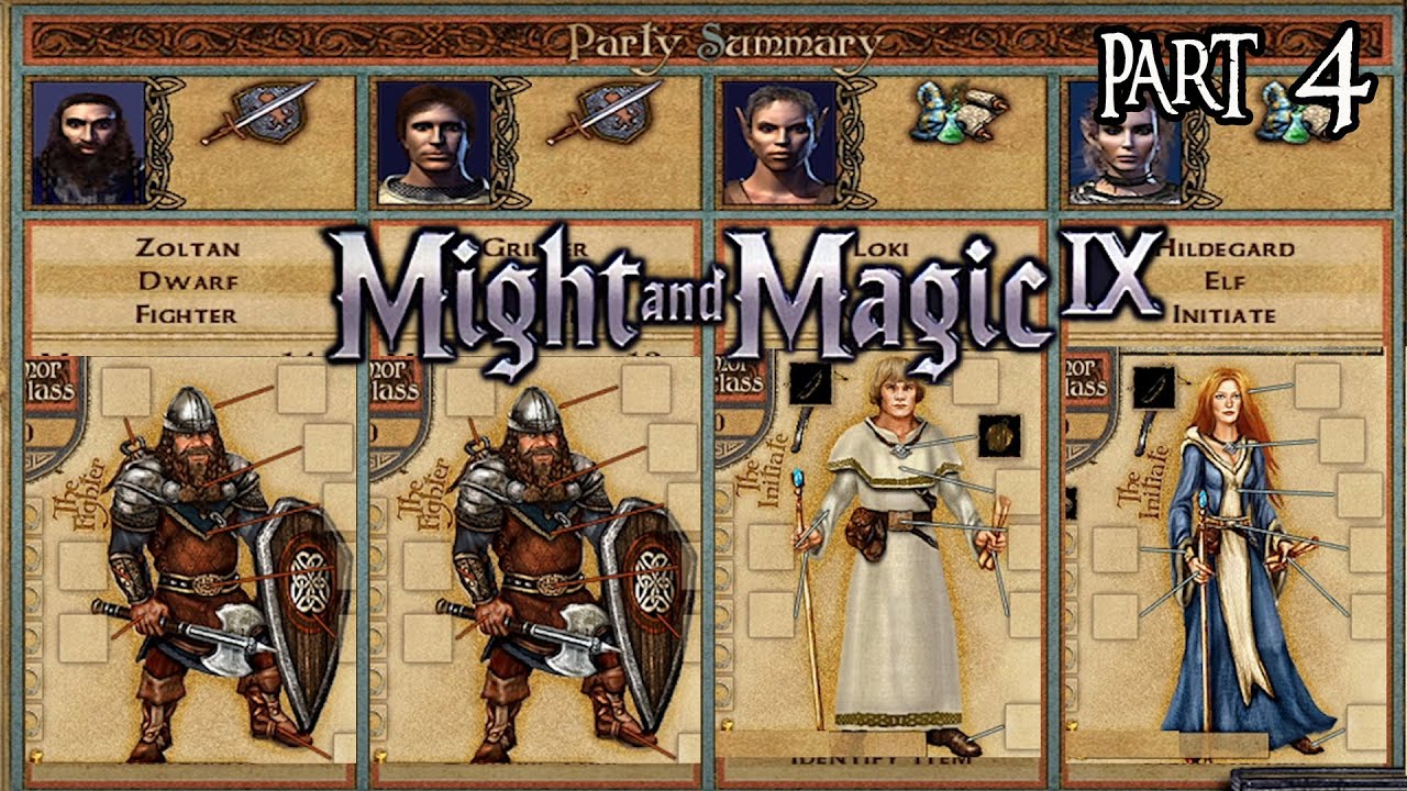Might and Magic 9 - Writ of Fate part 4 - Anskram Keep - YouTube