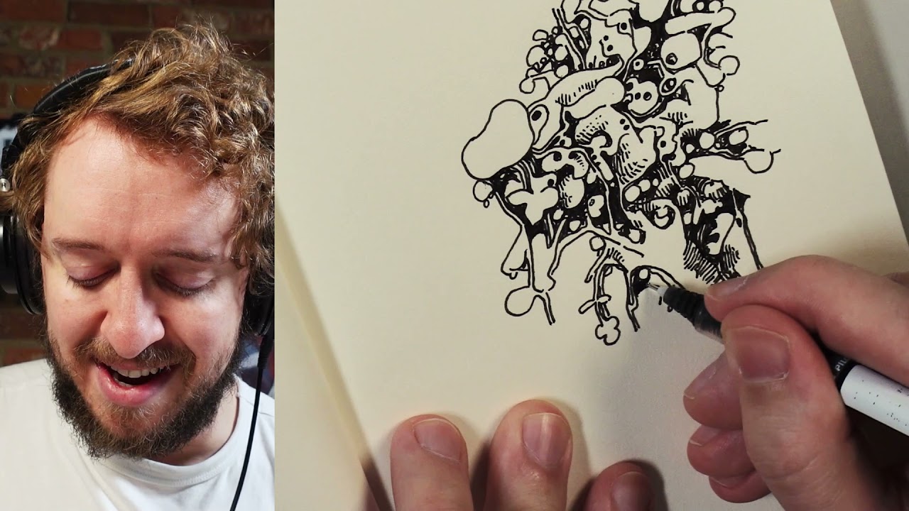 Slow Down: 1 Hour of Drawing with Peter Realtime Drawing) - YouTube