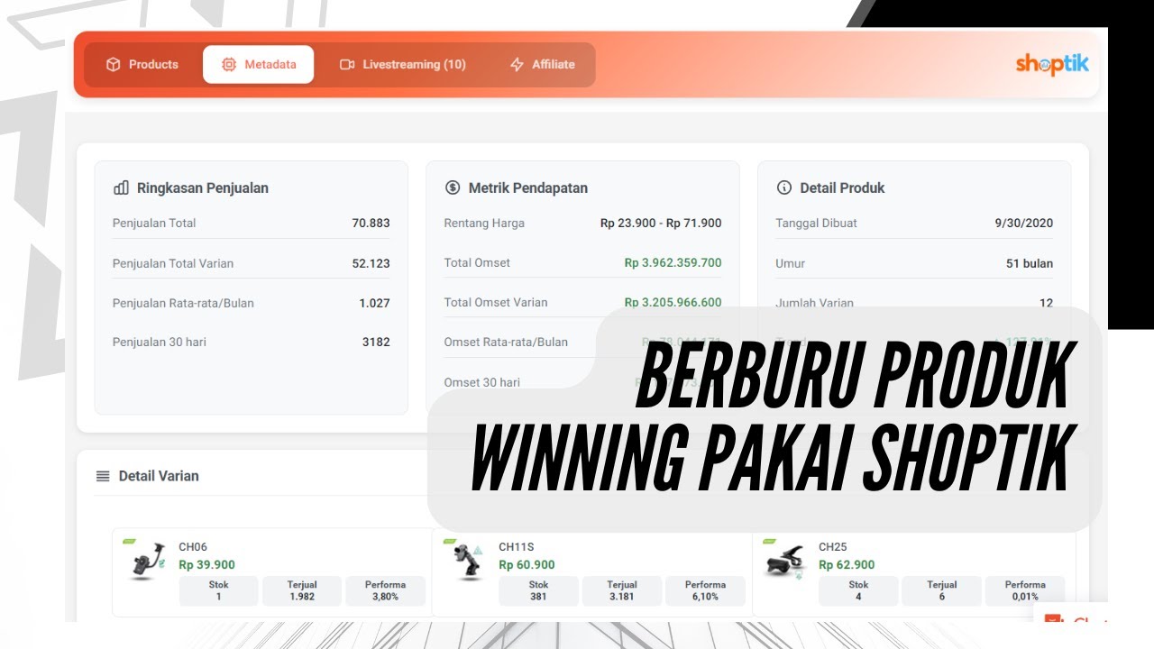 Cara Riset Produk Laris Winning Buat Live Shopee Affiliate pakai ...