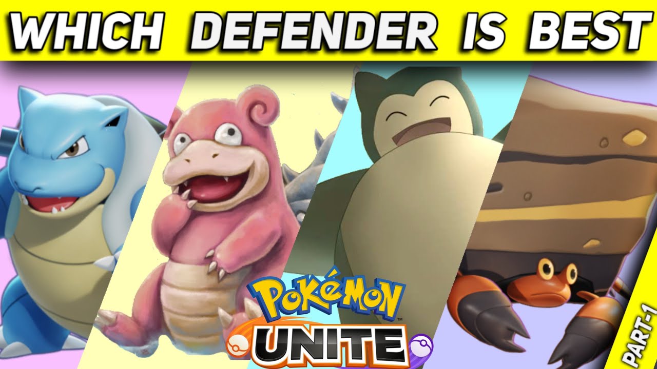 Which Defender is best in Pokemon Unite Ultimate HP Comparsion ...