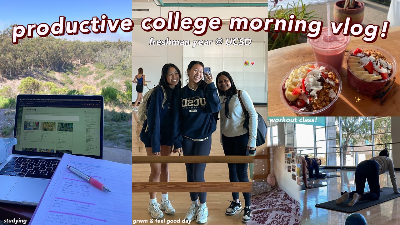 A MORNING IN MY LIFE as a freshman in college! productive early college ...