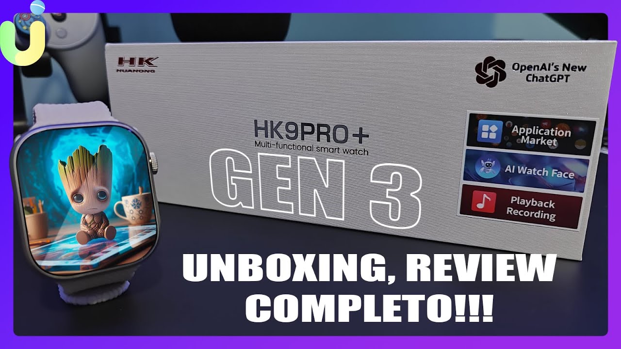 Smart watch HK9 Pro + Plus Gen 3 - Esse é o Melhor! - YouTube
